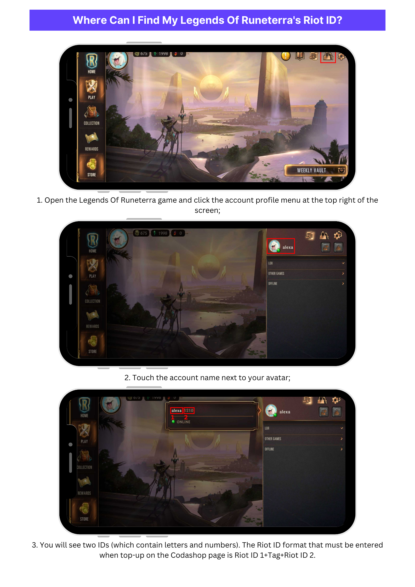 Where Can I Find My Legends Of Runeterra's Riot ID? – Codashop مصر (Egypt)